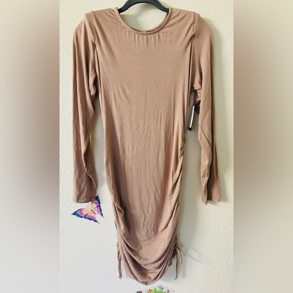 Melrose and Market | Dresses | Melrose And Market Side Ruched Long ...